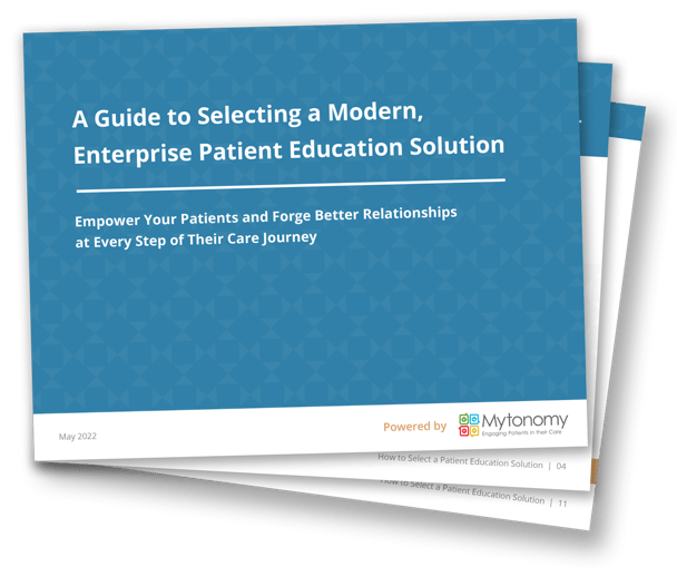 Mytonomy Patient Education eBook